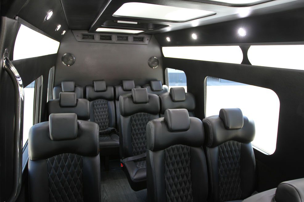 Mercedes Sprinter Shuttle 12 Passenger - Falcon Tour & Travel